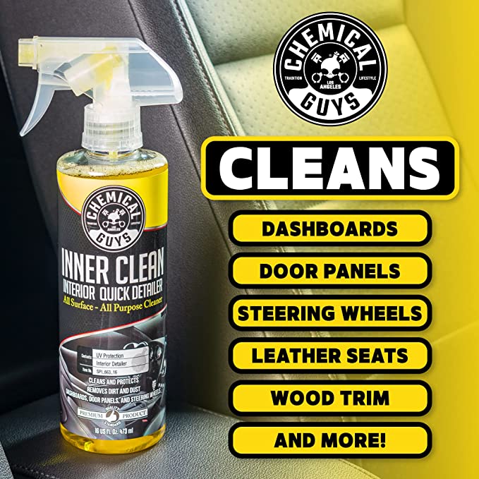 Chemical Guys InnerClean Interior Quick Detailer And Protectant (16 Fl ...