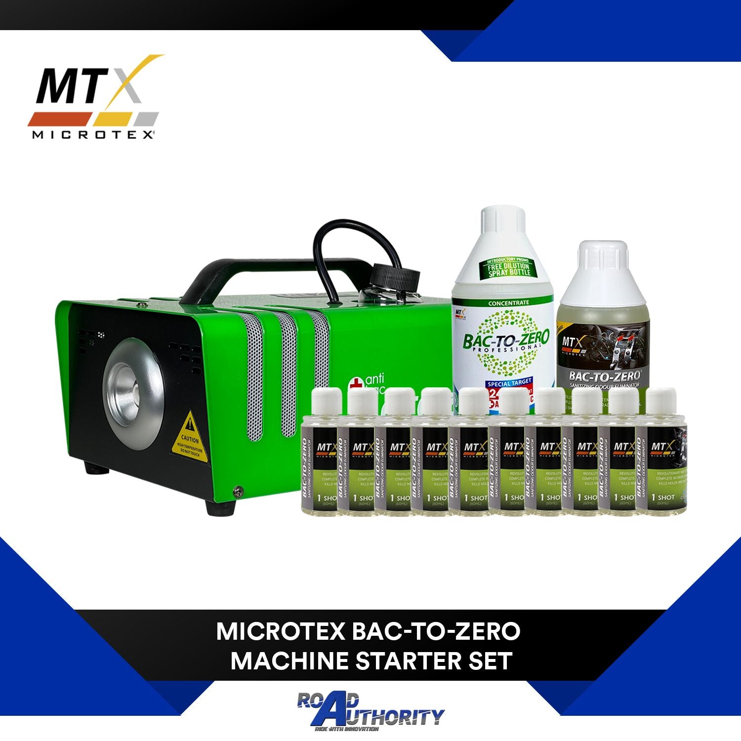 Microtex Bac-To-Zero Machine Starter Kit Set with Solutions – roadauthority