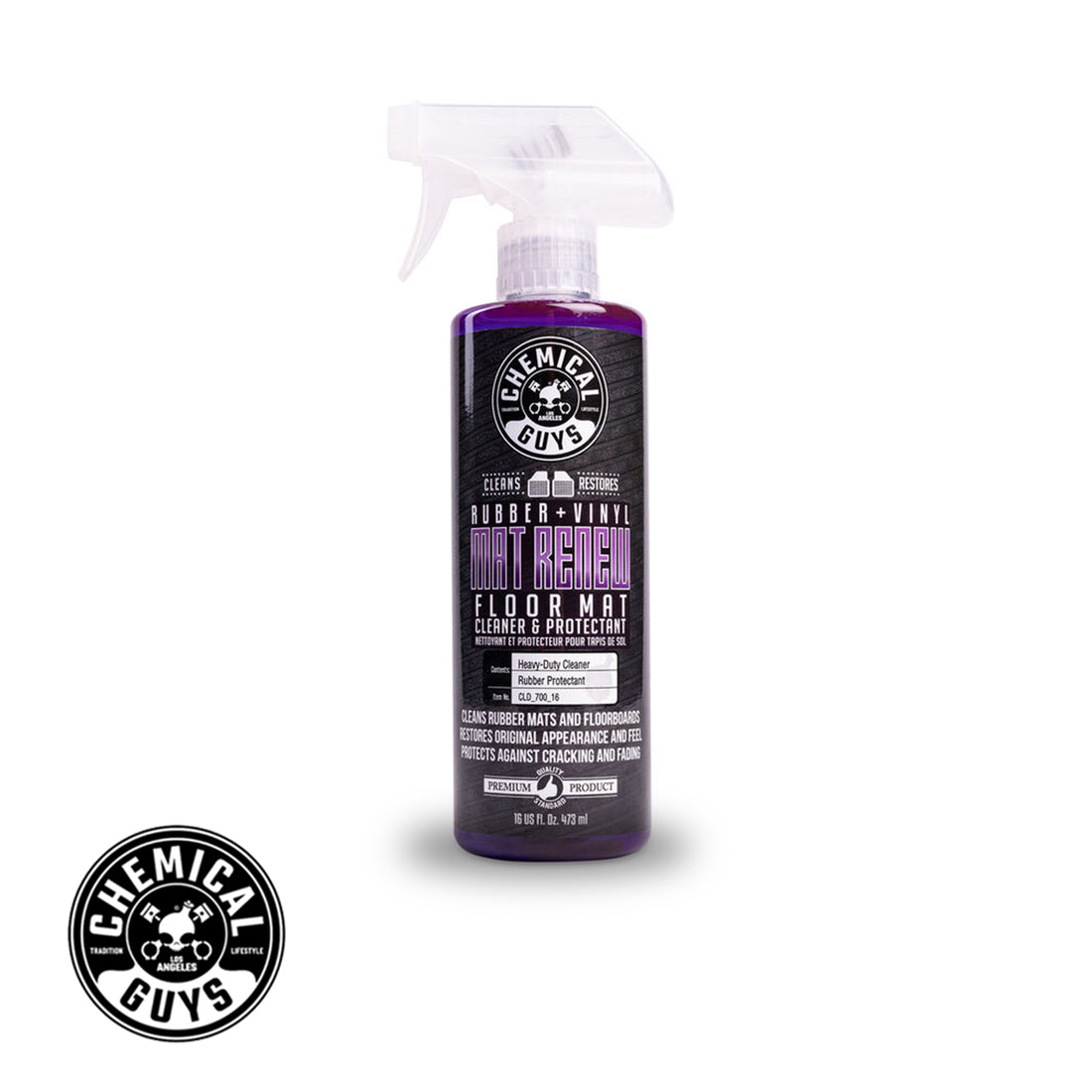 Chemical Guys Mat ReNew Rubber and Vinyl Floor Mat Cleaner and Protect ...